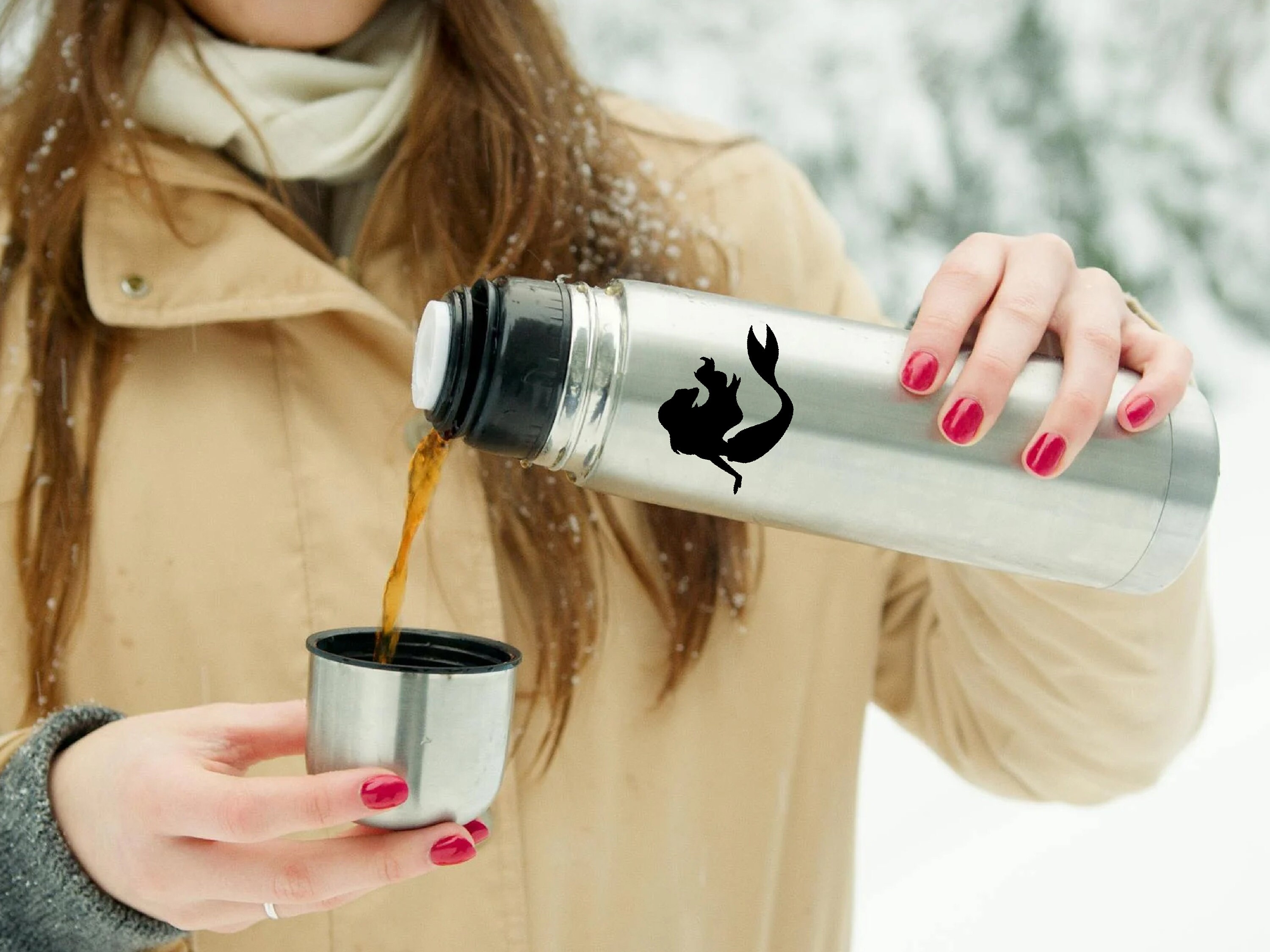 Ariel Silhouette Decal Princess Ariel Decal Ariel Car Decal Mermaid ...