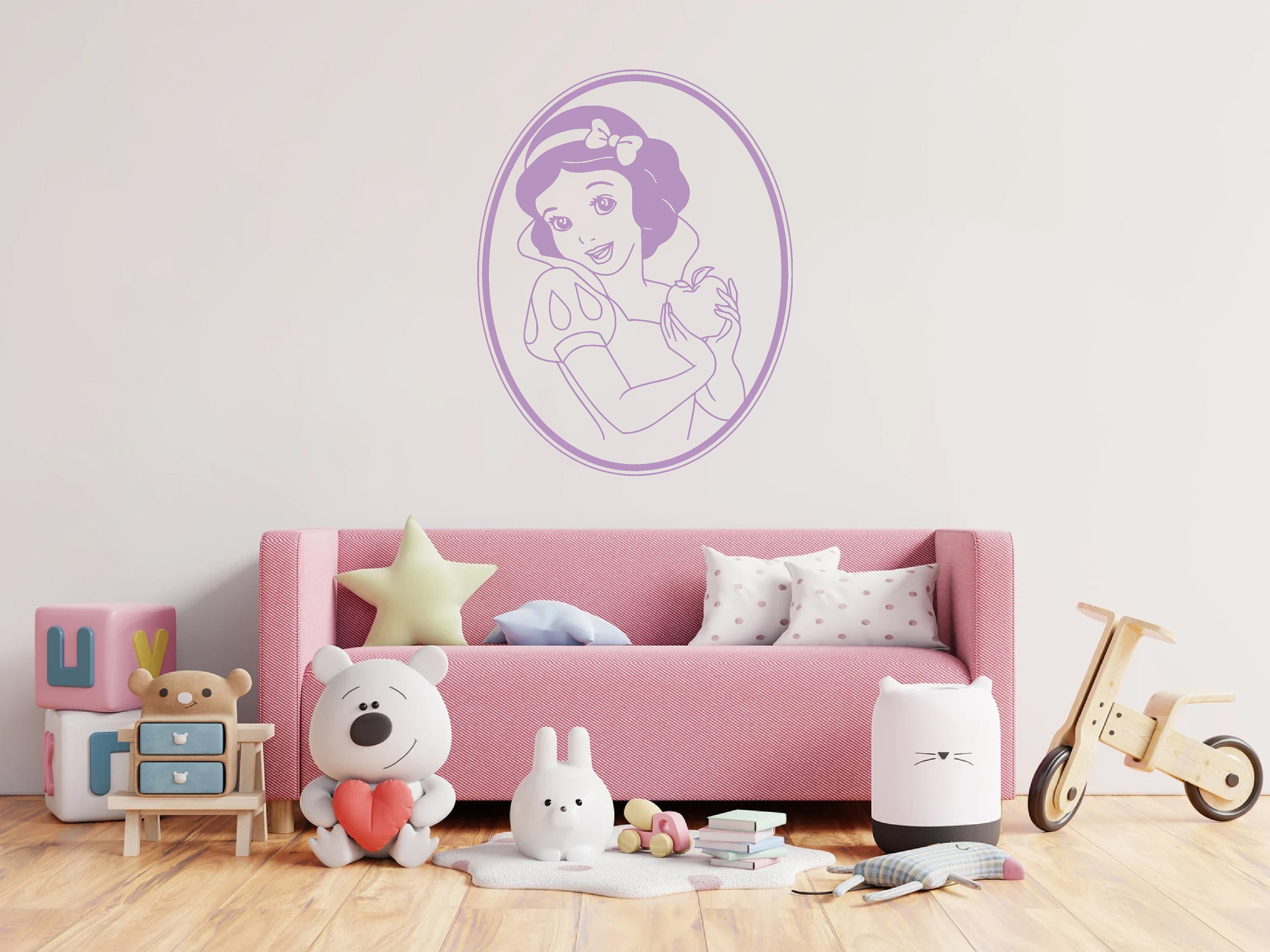 Snow White Decal Disney Snow White Decal Princess Decal Wall Princess ...
