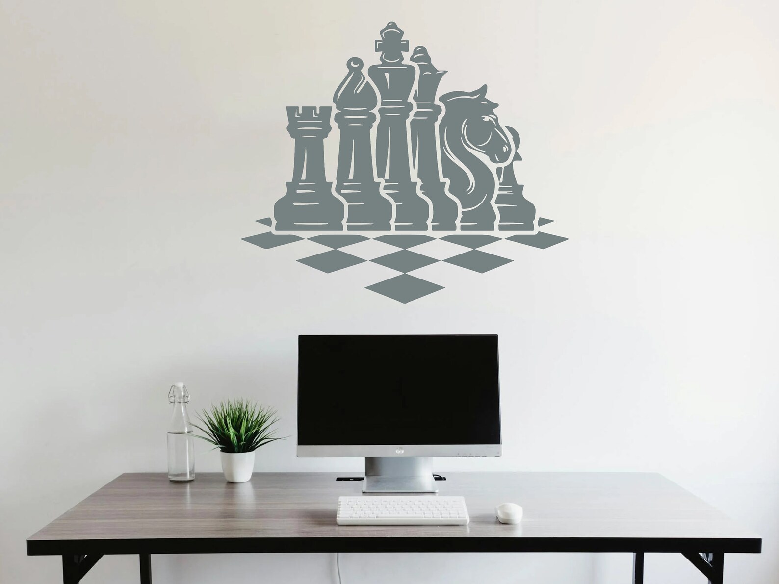 Chess Decal Chess Game Decal Game Room Chess Wall Decal Chess Piece ...