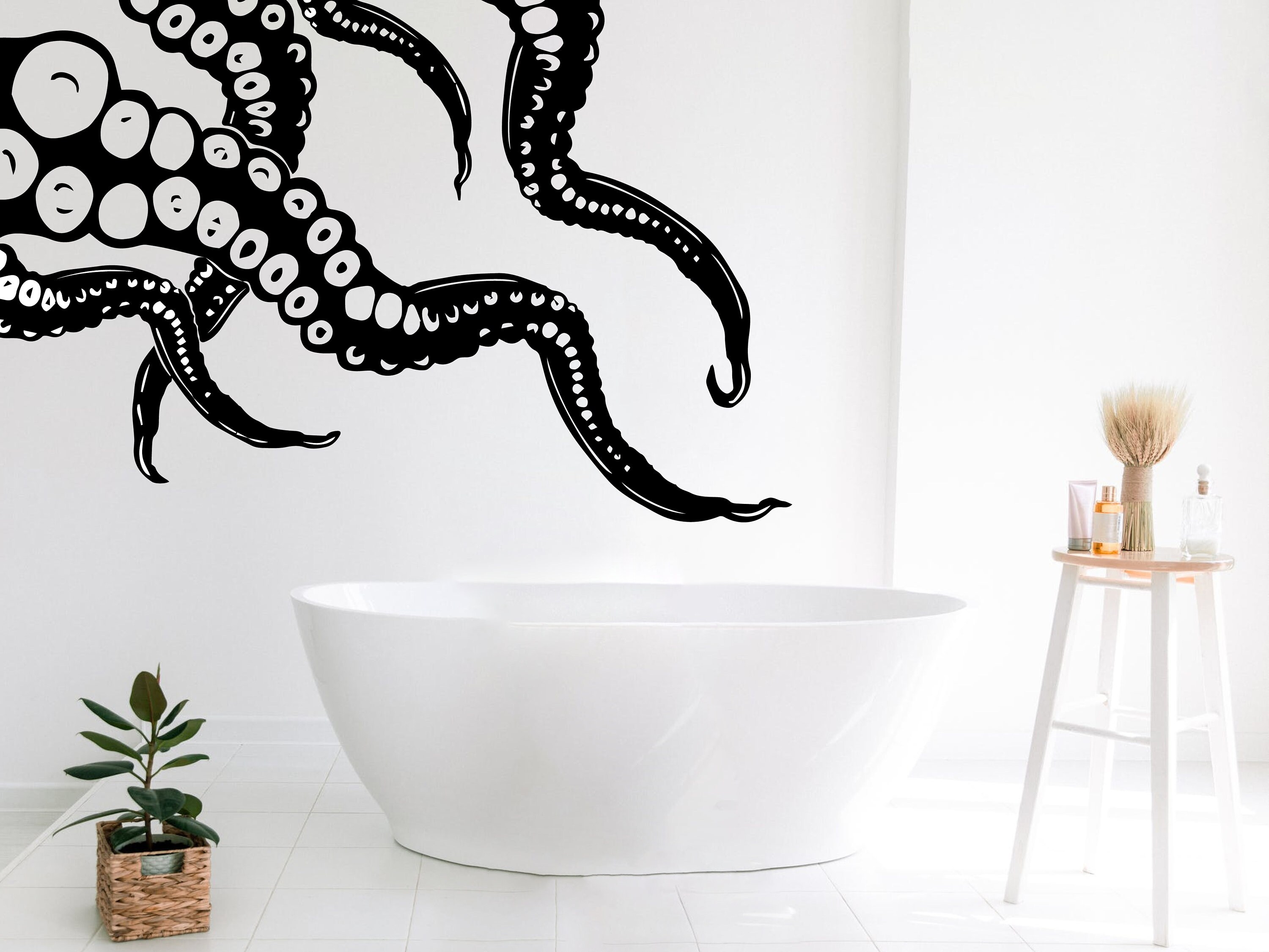 Tentacles Decal Octopus Wall Decor Octopus Wall Decal Tentacle Decal ...