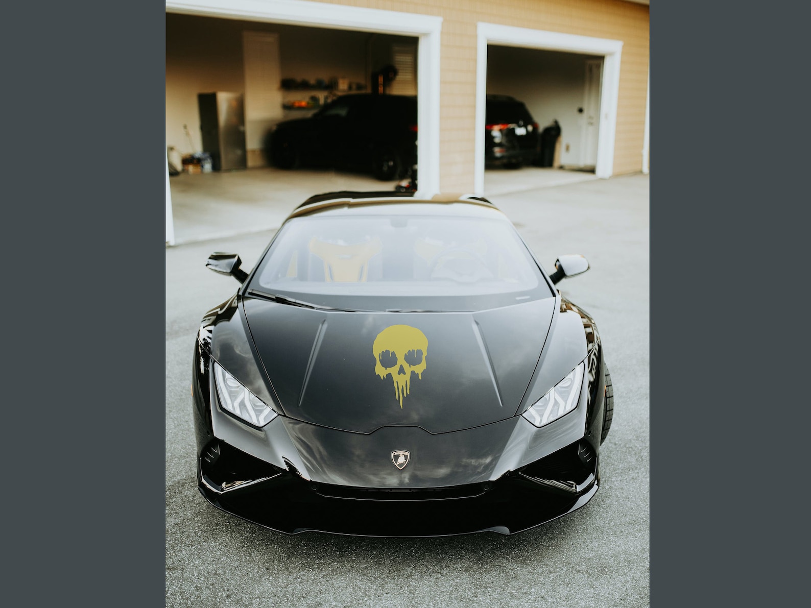 Skull Decal Dripping Skull Decal Car Skull Decal Permanent Vinyl Decal ...