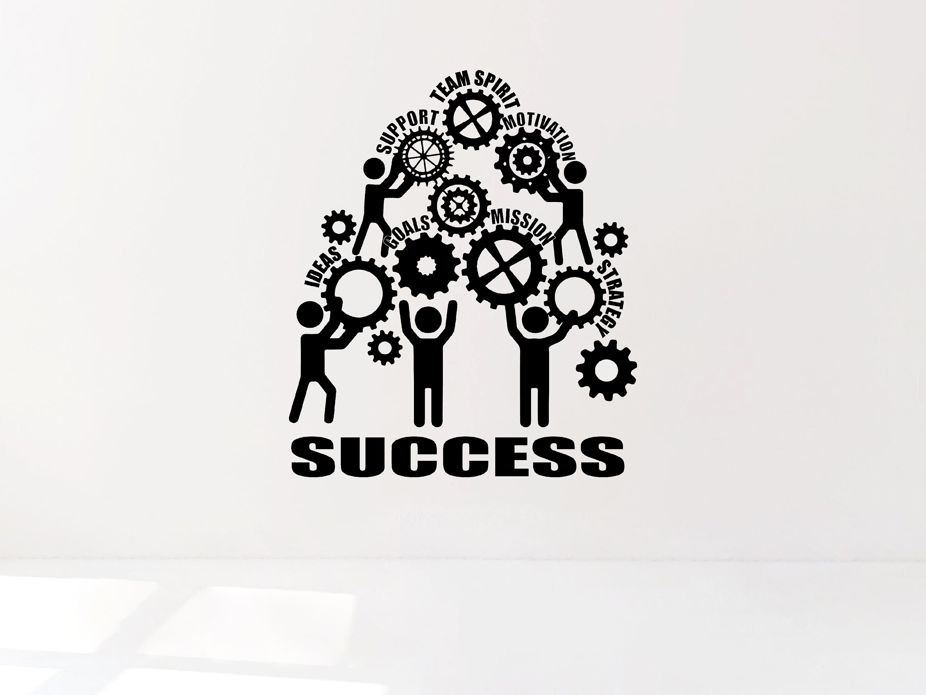 Teamwork Decal Team Spirit Decal Success Decal Work Space Decal ...