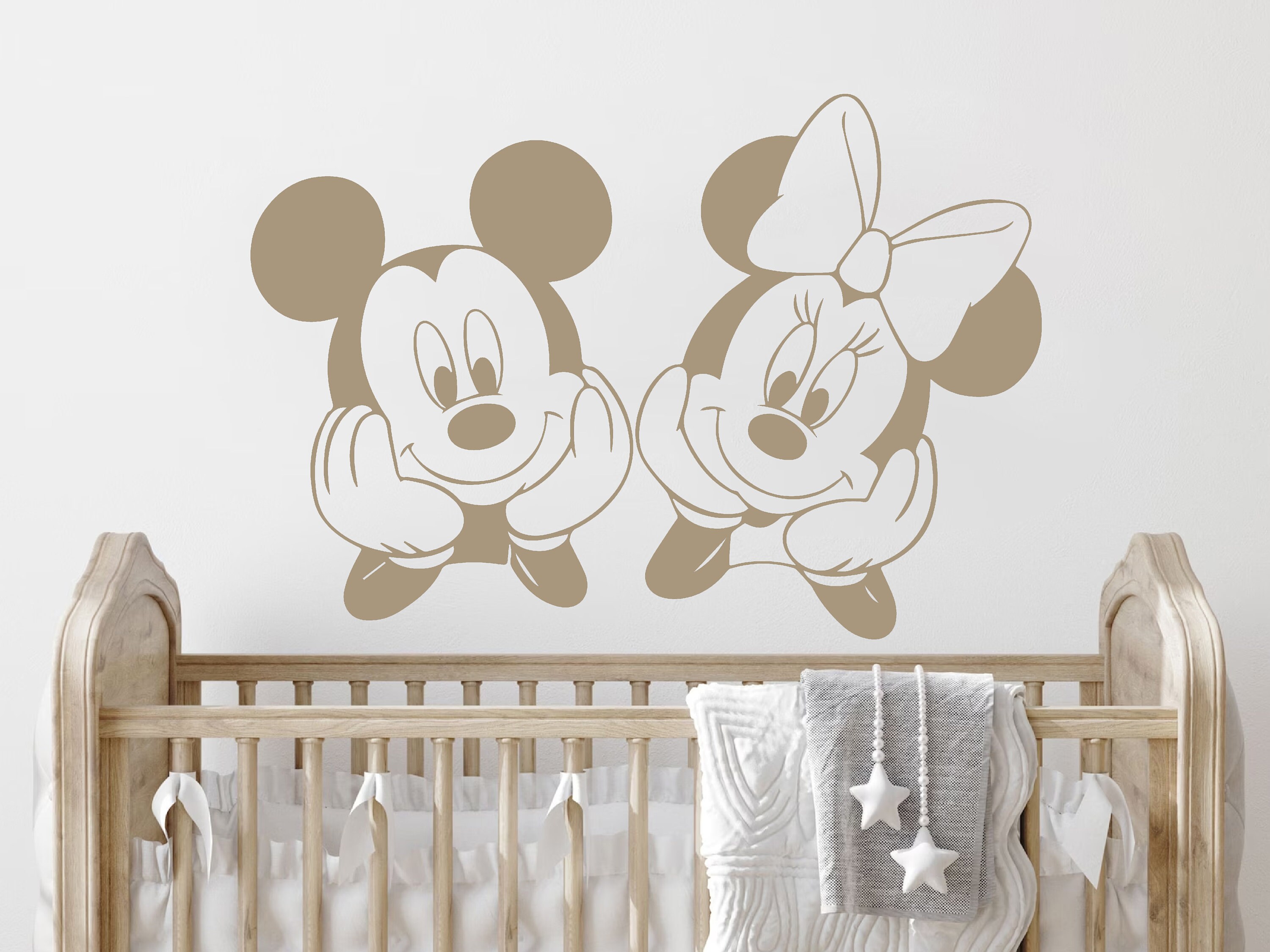 Mickey Mouse Decal Minnie Mouse Decal Disney Nursery Decal Mickey Decal ...