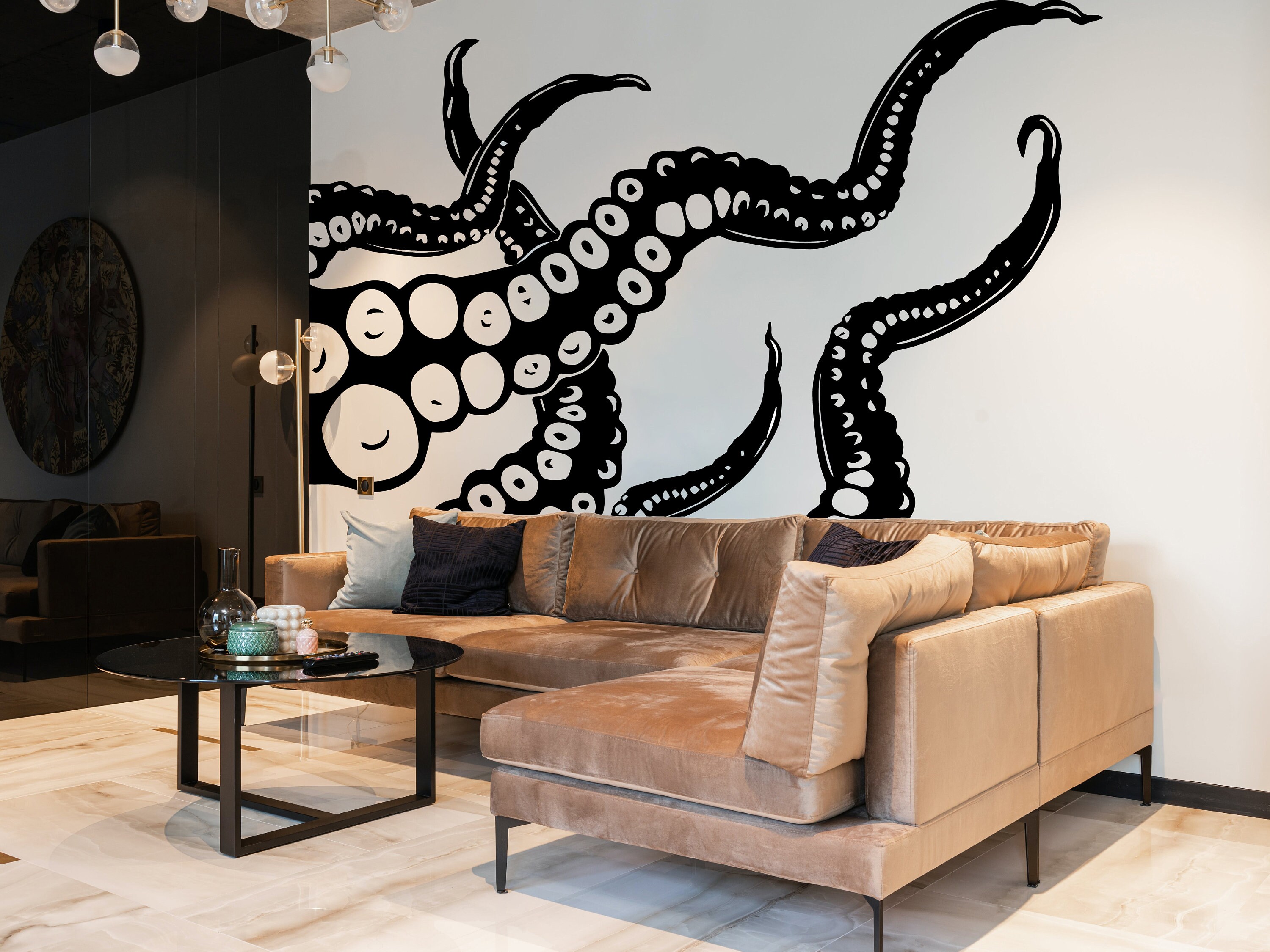 Tentacles Decal Octopus Wall Decor Octopus Wall Decal Tentacle Decal ...