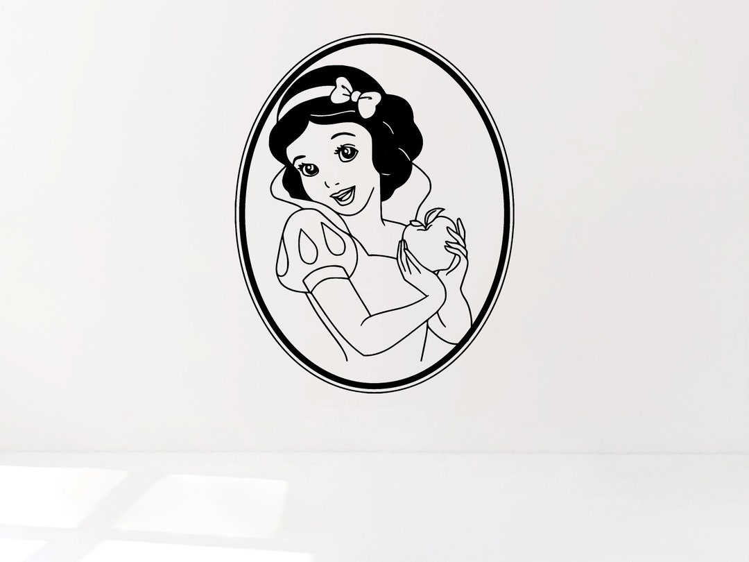 Snow White Decal Disney Snow White Decal Princess Decal Wall Princess ...