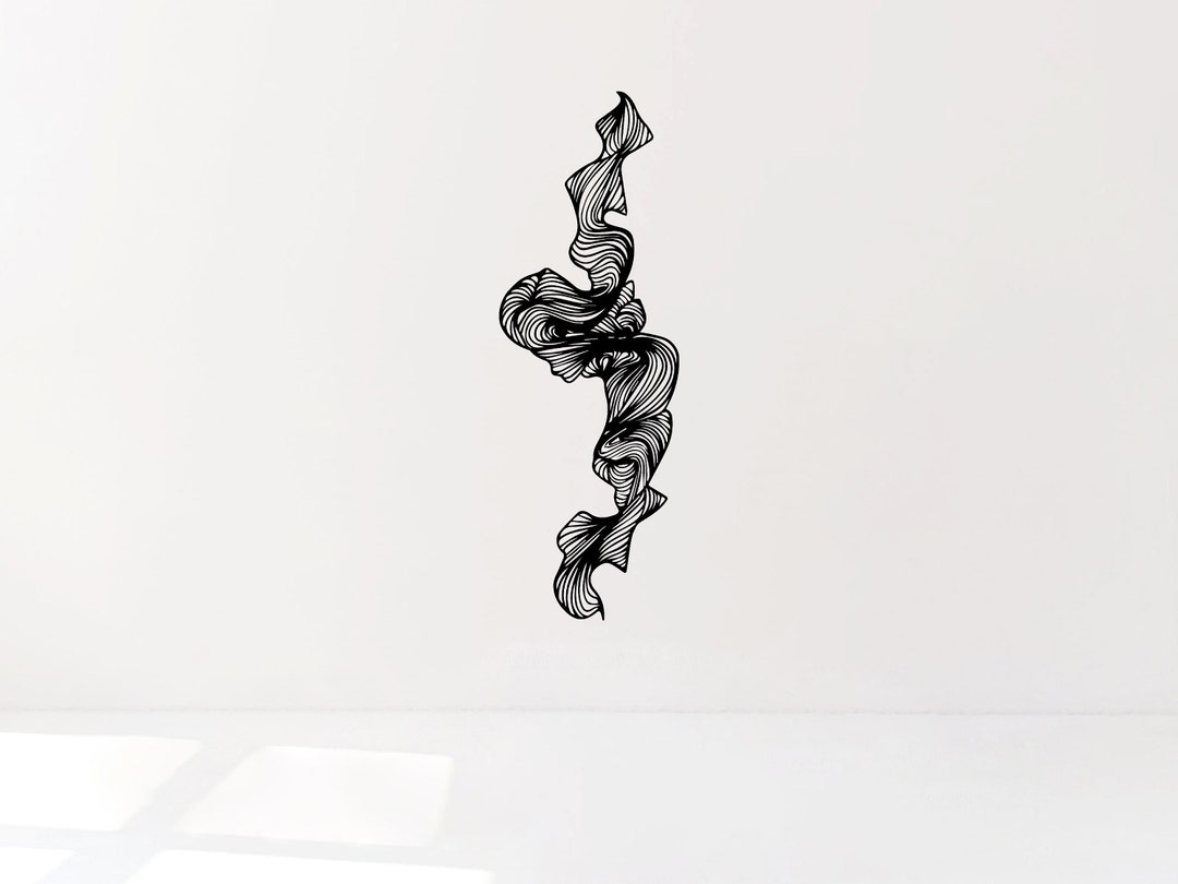 Geometric Art Decal Line Art Decal Boho Decal Abstract Art Decal Modern ...