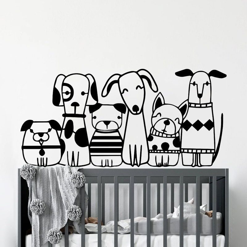 Dog Wall Decal - Etsy