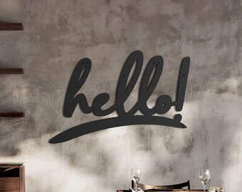 Think Wall Sign, Large Metal Wall Decor, Aesthetic, Room Decor ...