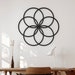 Metal Circles Wall Decor, Abstract Metal Wall Art, Large Metal Wall ...