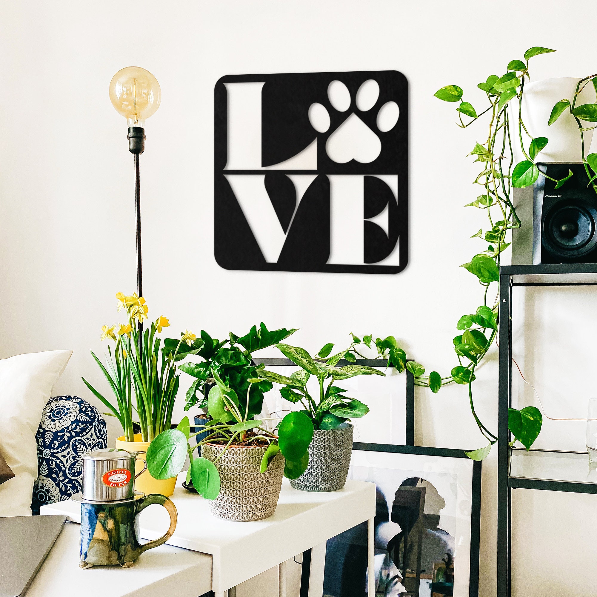 Paw Metal Wall Art Paw Wall Decor Large Metal Wall Decor - Etsy