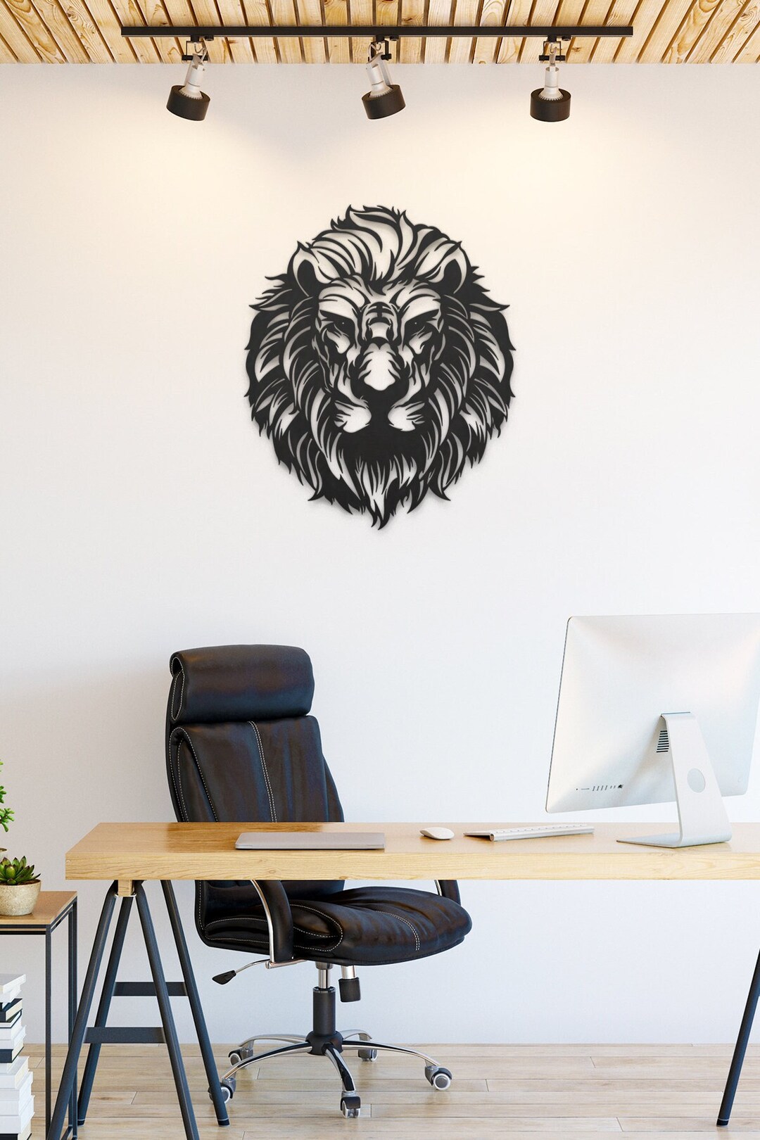 Lion Head Metal Wall Decor Lion Metal Wall Decoration Lion - Etsy