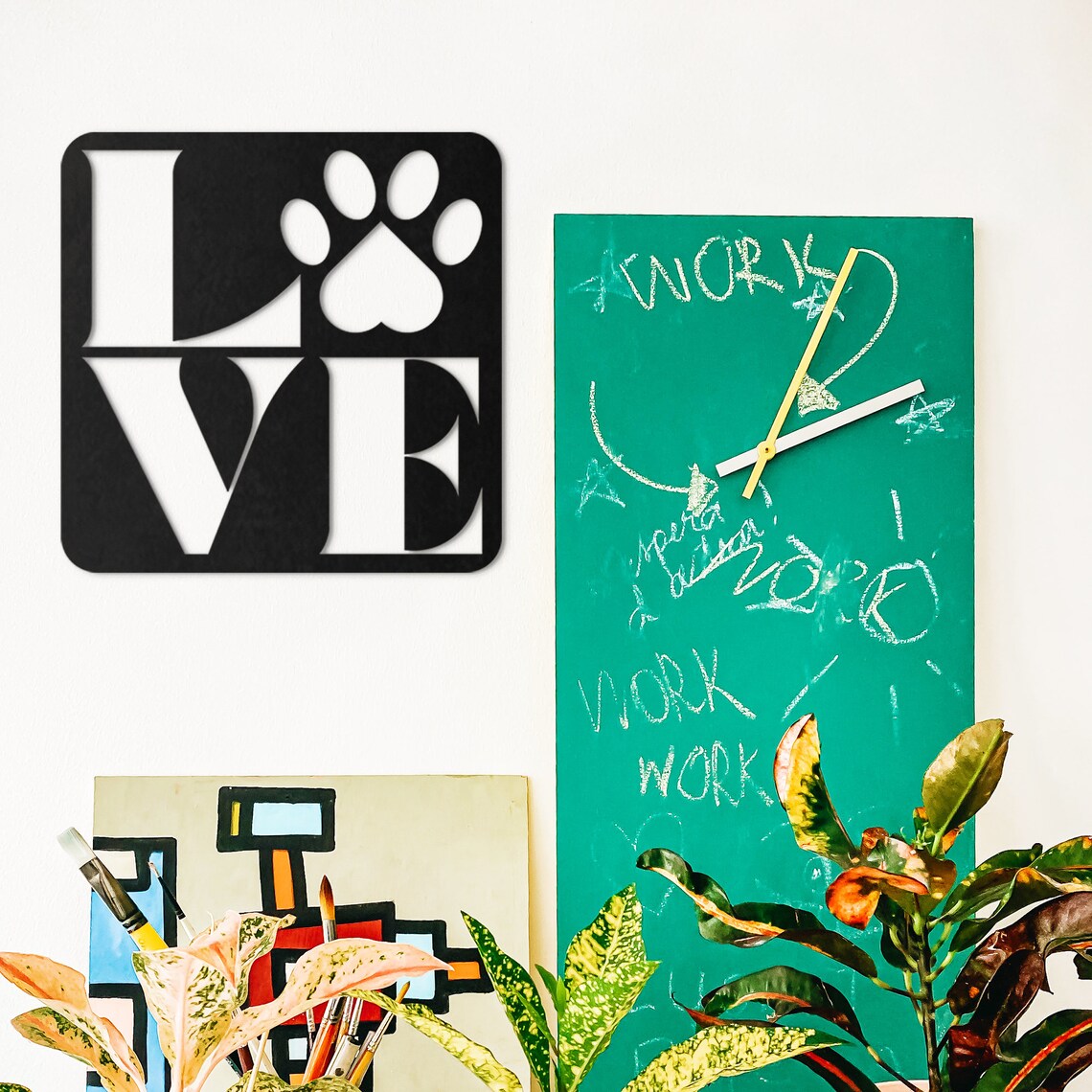 Paw Metal Wall Art Paw Wall Decor Large Metal Wall Decor - Etsy