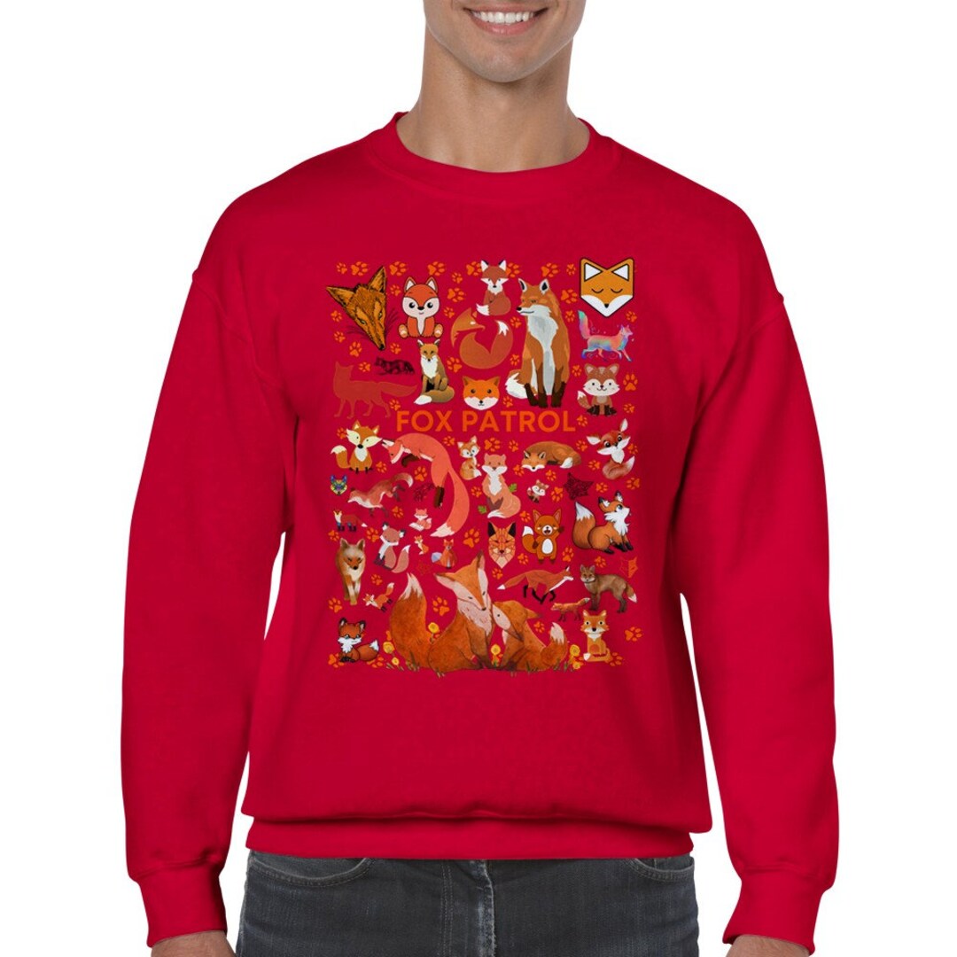 Fox Patrol Animal Classic Unisex Crewneck Sweatshirt - Etsy