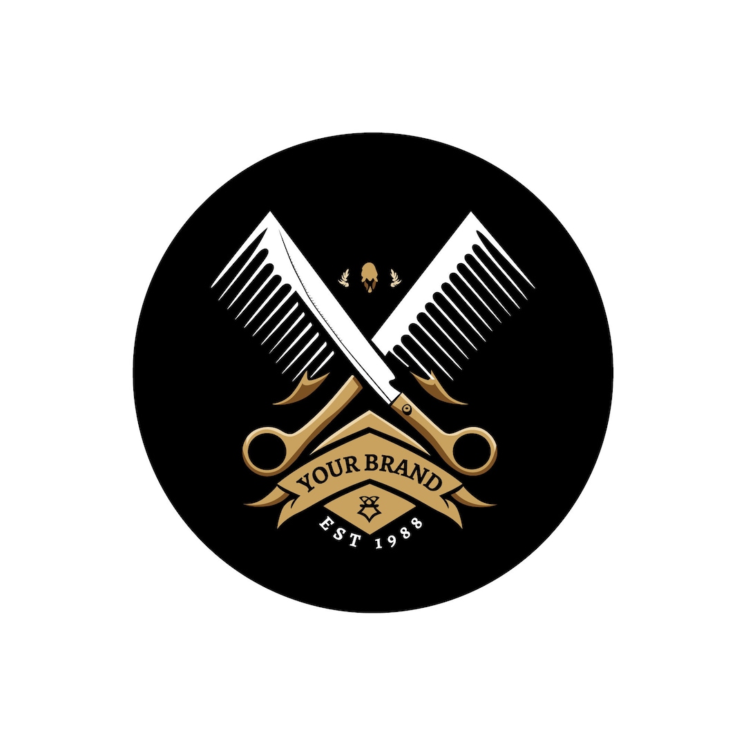 Salon Logo Template, Beauty Emblem, Hair & Spa Symbol, Customizable ...