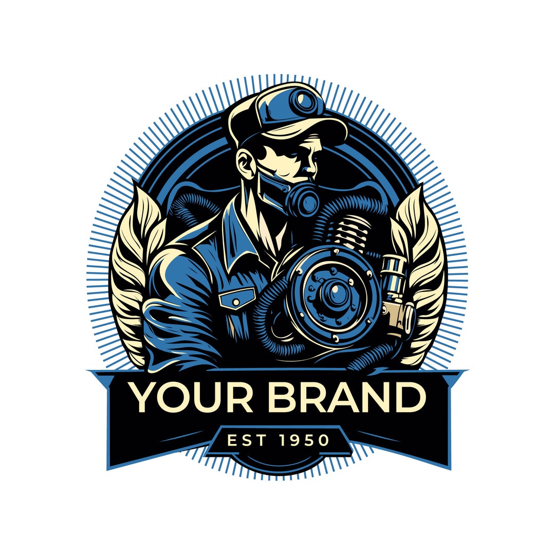 Mechanic Logo Template, Automotive Emblem, Wrench Symbol, Garage Design ...