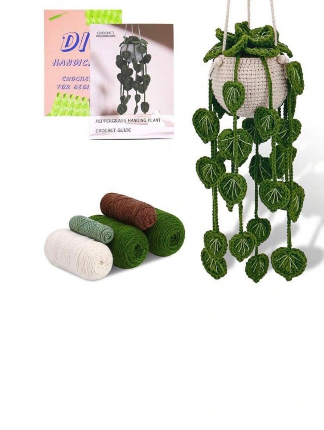 Teardrop Money Leaf Plant Crochet Kit / DIY Kit / Beginner / Gift ...