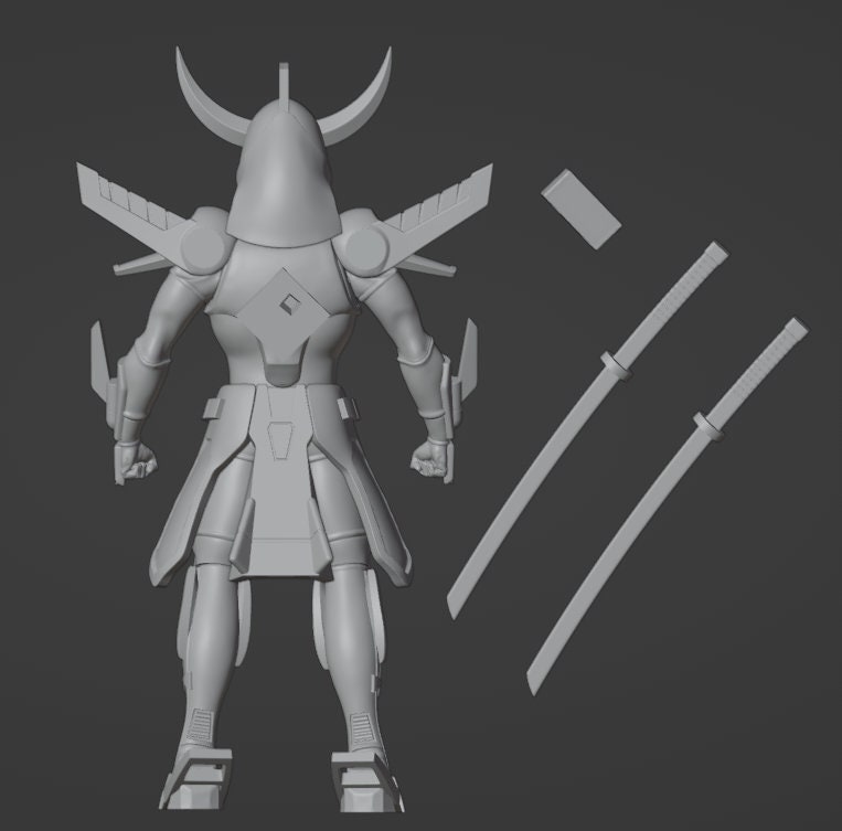 YOROIDEN SAMURAI TROOPERS Ryo Sanada Stl File - Etsy