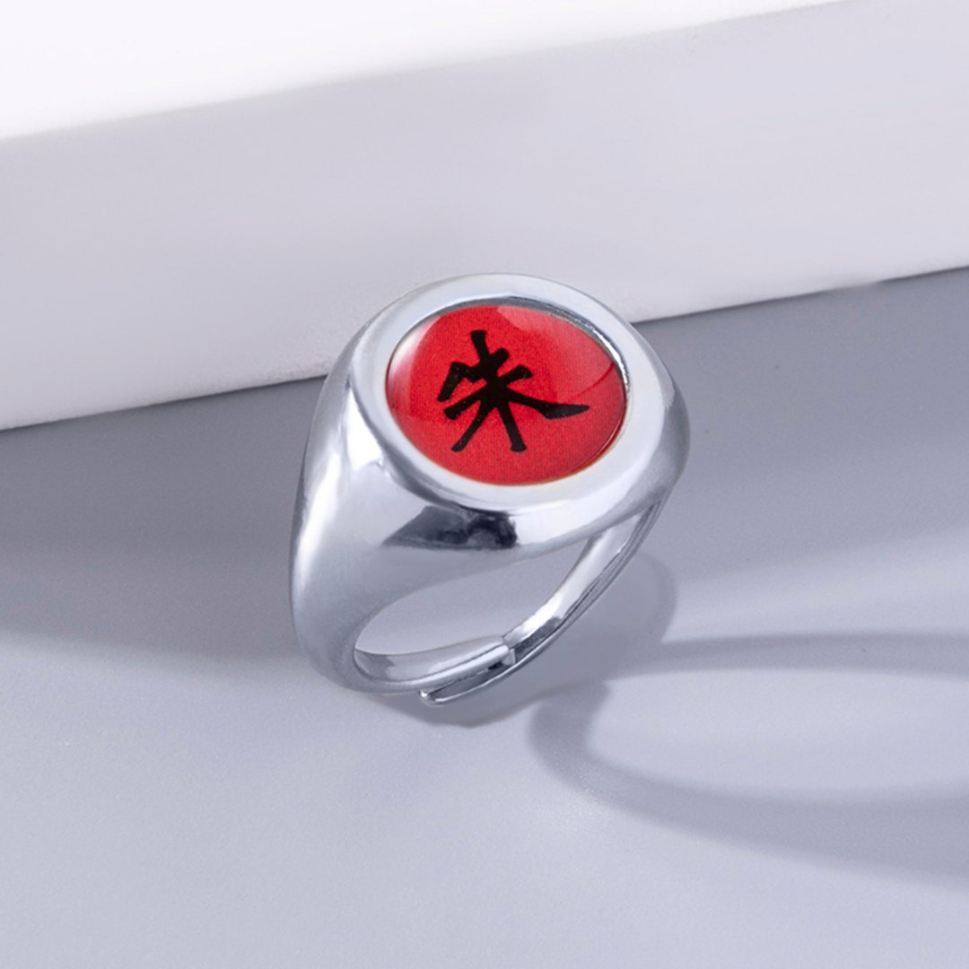 Anime Silver Adjustable Ring, Anime Jewelry, Cosplay Jewelry, Gift for ...