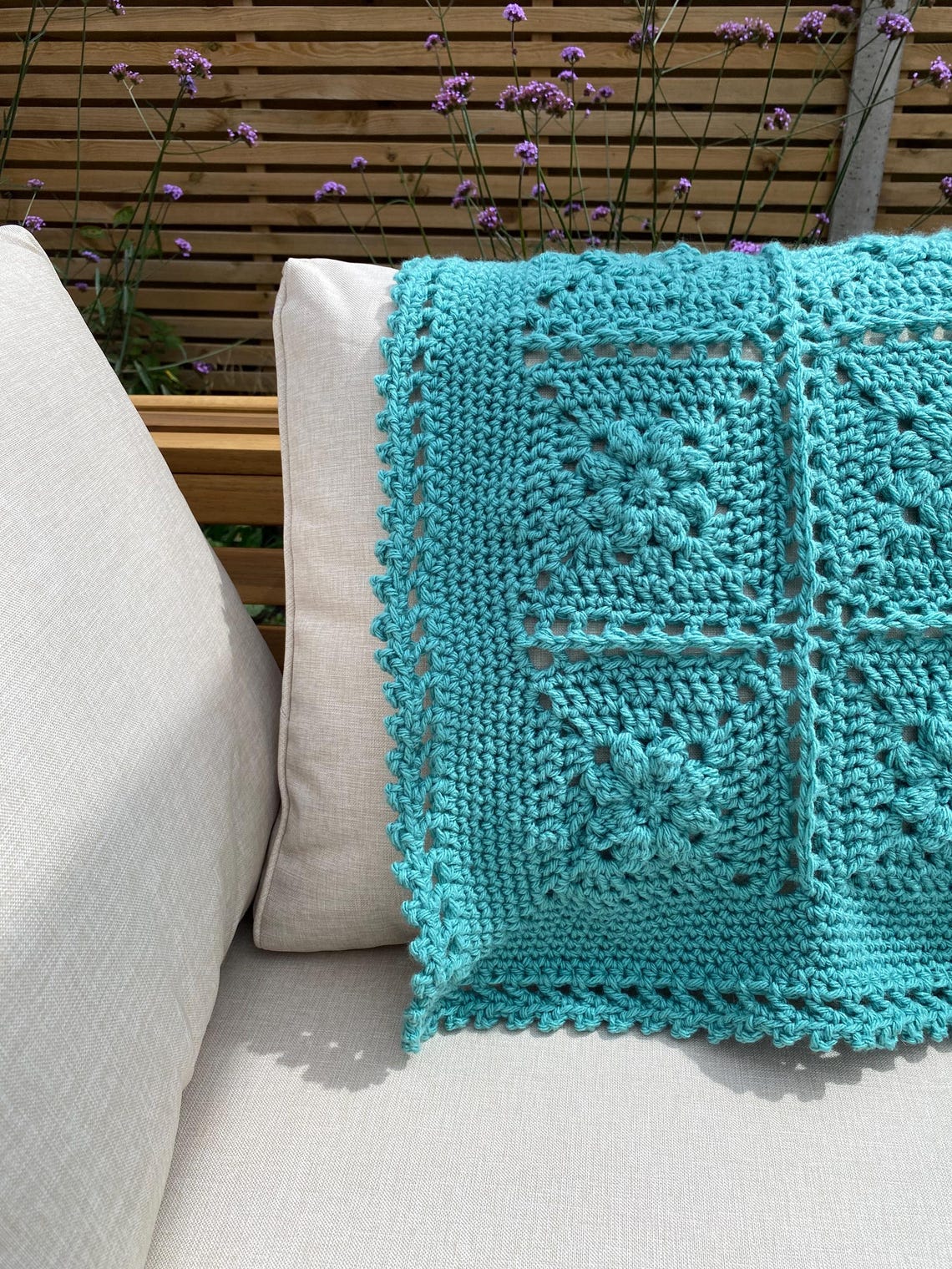 Granny Square Crochet Blanket Pattern: Modern Throw, Step-by-step PDF ...