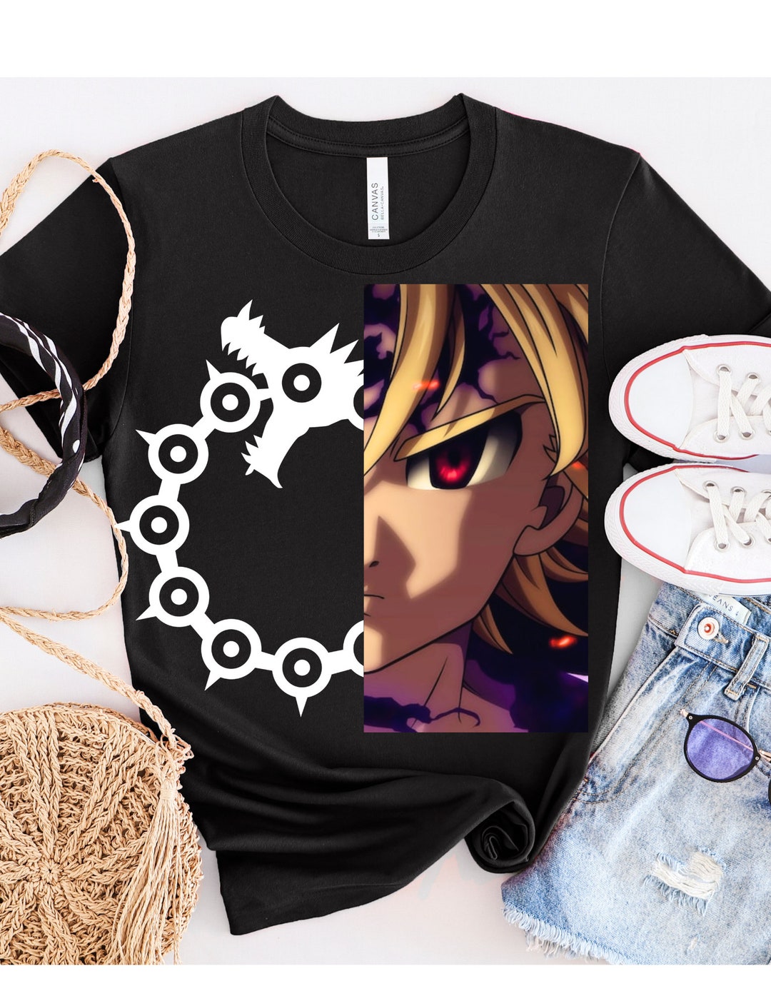 Meliodas T Shirt, Seven Daily Sins, Unisex Meliodas T-shirt, Seven ...