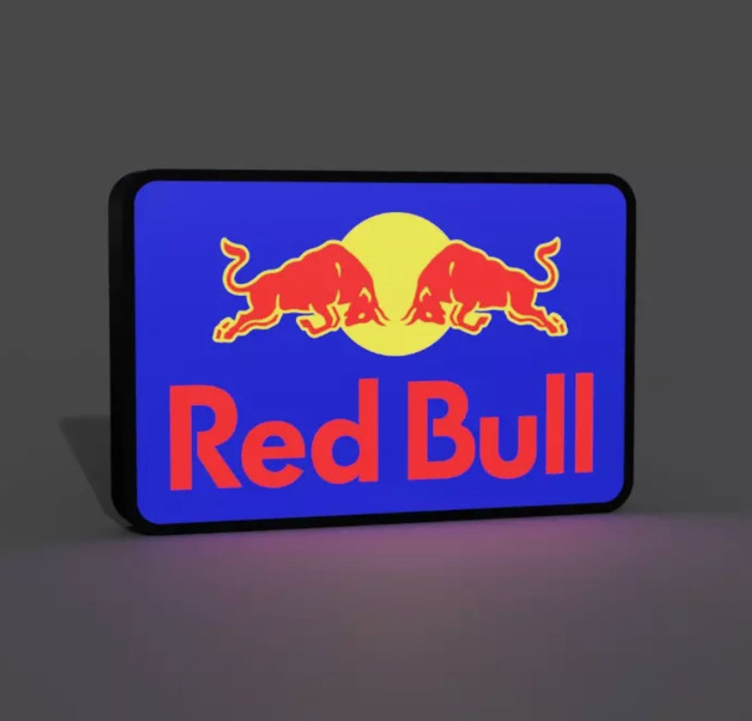 Red Bull LED Light Sign - Etsy
