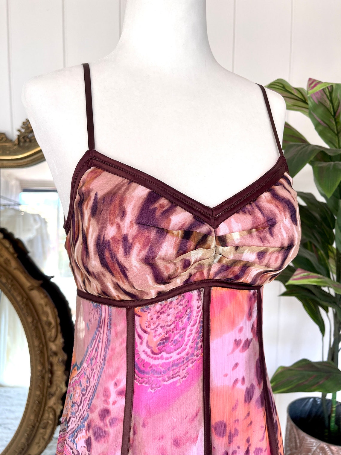 Vintage NWT Sue Wong 90s Y2K Fairycore Silk Dress - Etsy