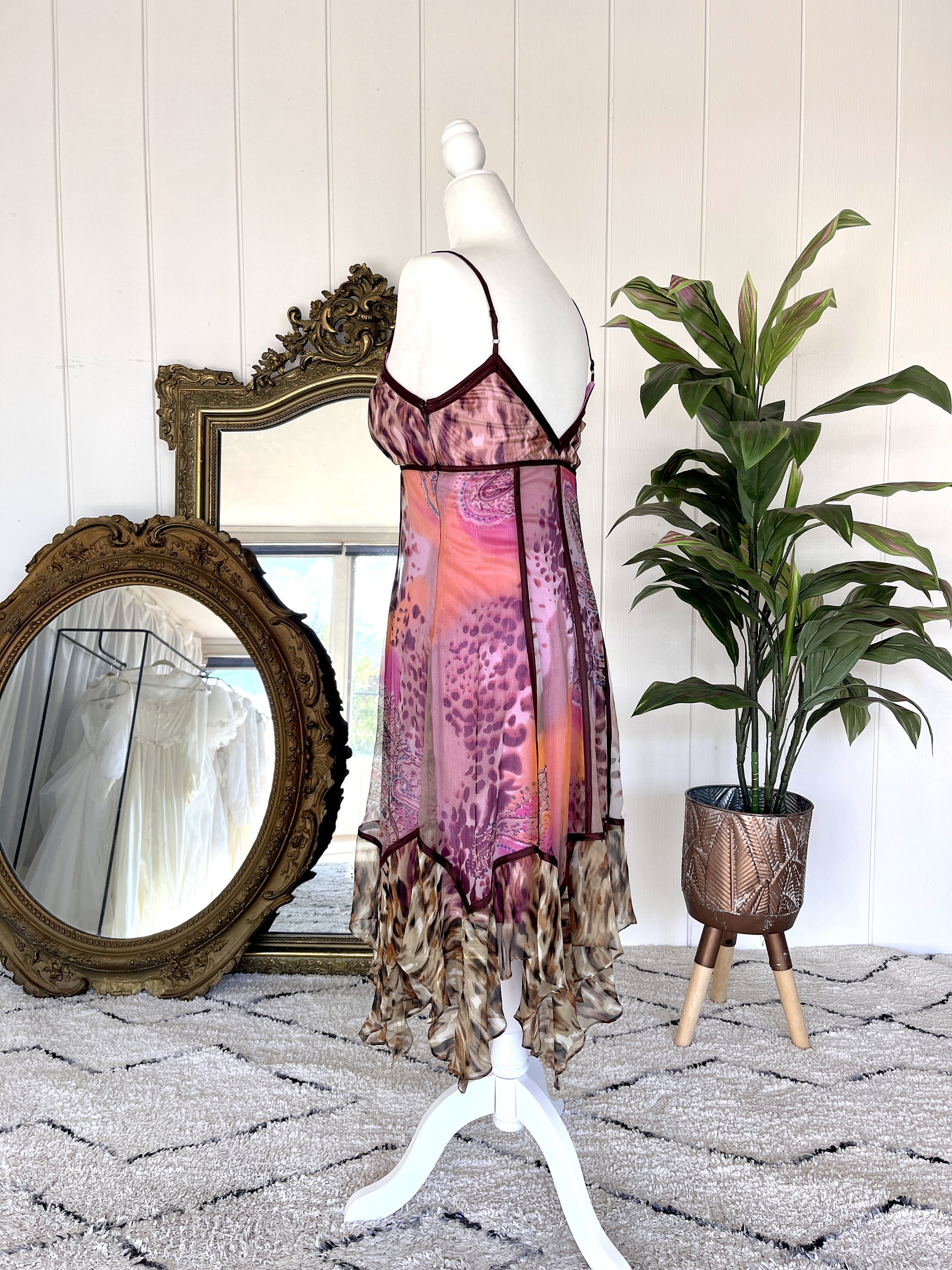 Vintage NWT Sue Wong 90s Y2K Fairycore Silk Dress - Etsy