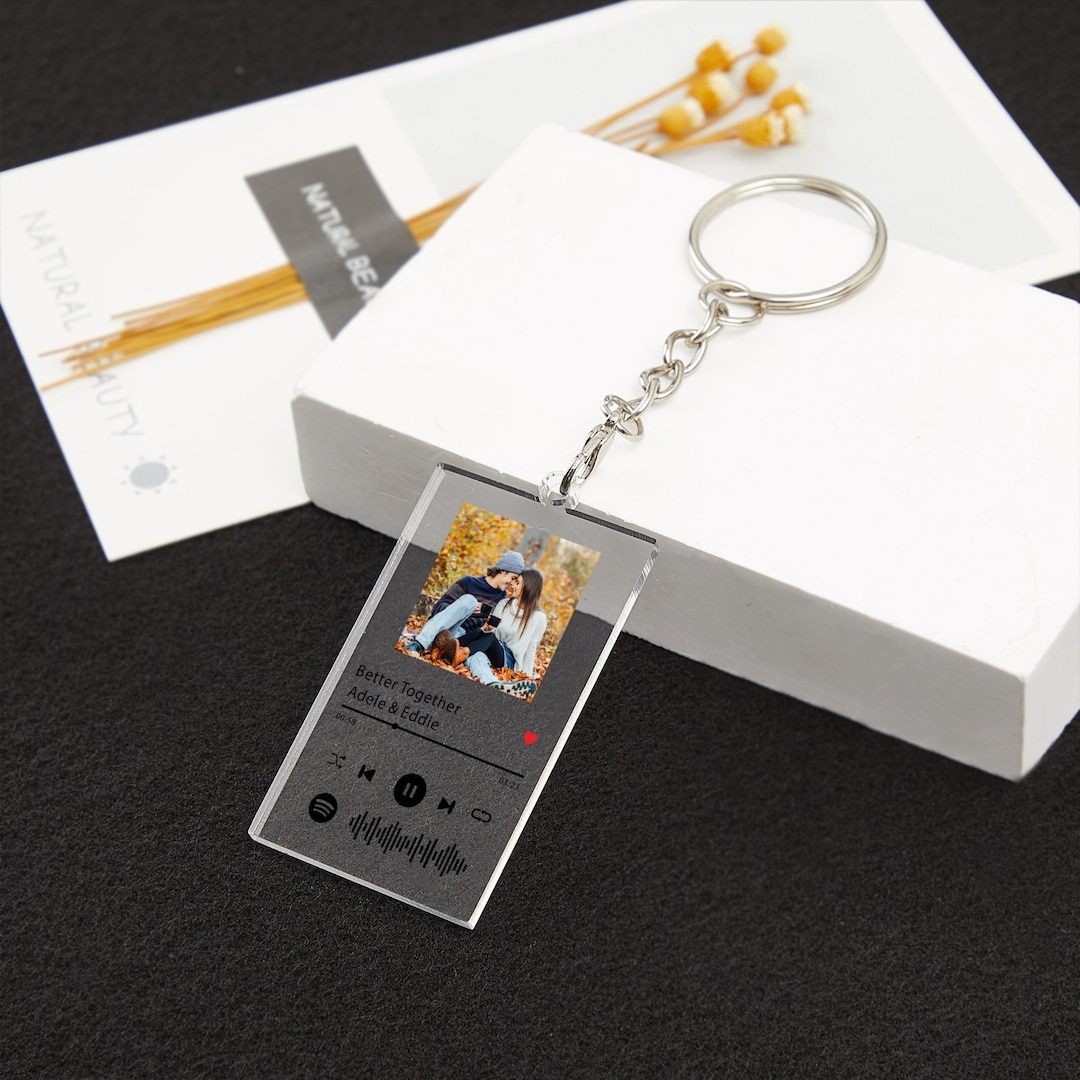 Llavero de portada de álbum de música llavero de acrílico con - Etsy España