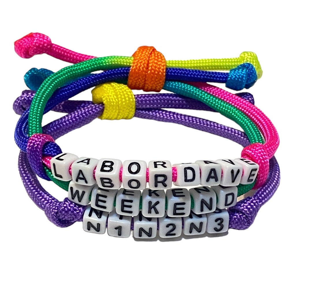 Labor Dave Weekend N1N2N3 Dave Matthews Band Wrap Bracelets Paracord - Etsy