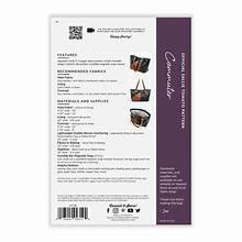 Sallie Tomato Commuter Pattern LST138 - Etsy