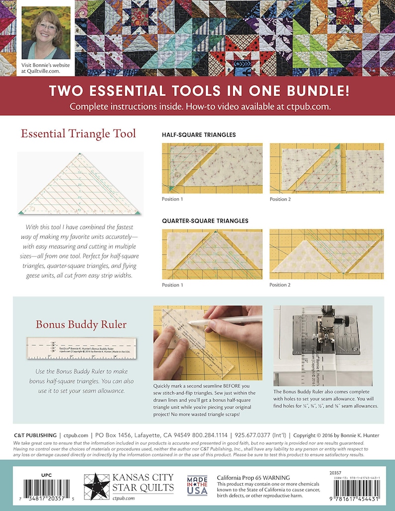 Fast2cut Bonnie K. Hunter's Essential Triangle Tool - Etsy