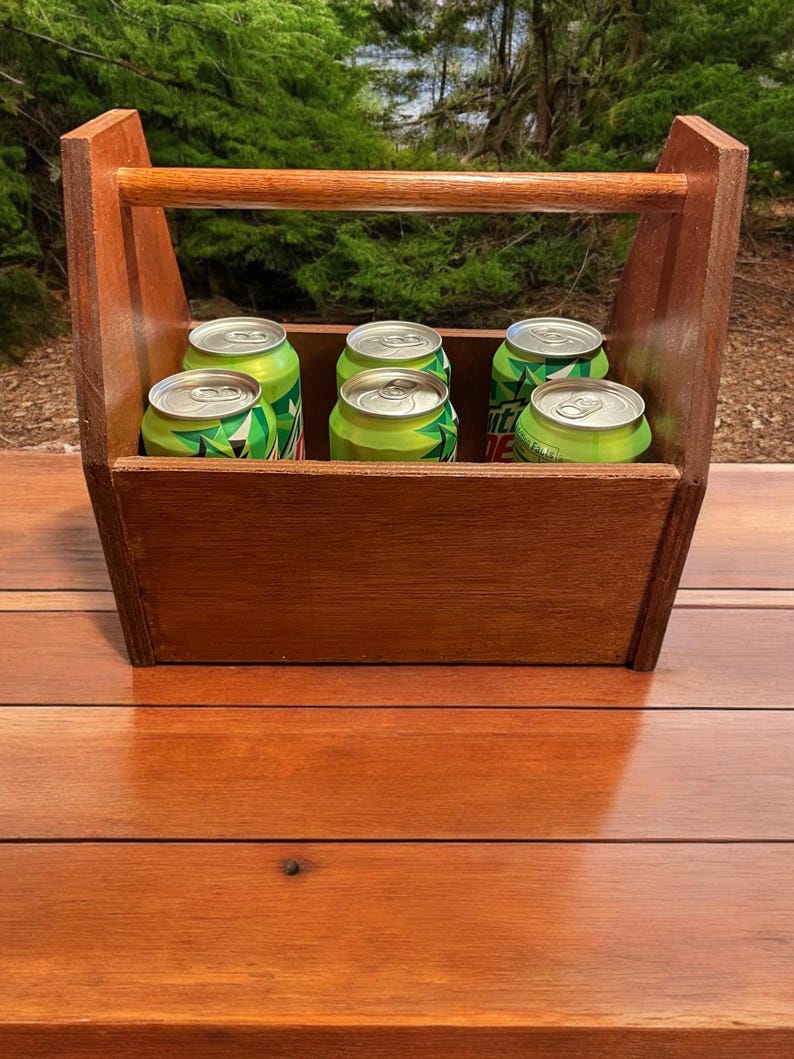 Rustic Wooden Caddy - Etsy