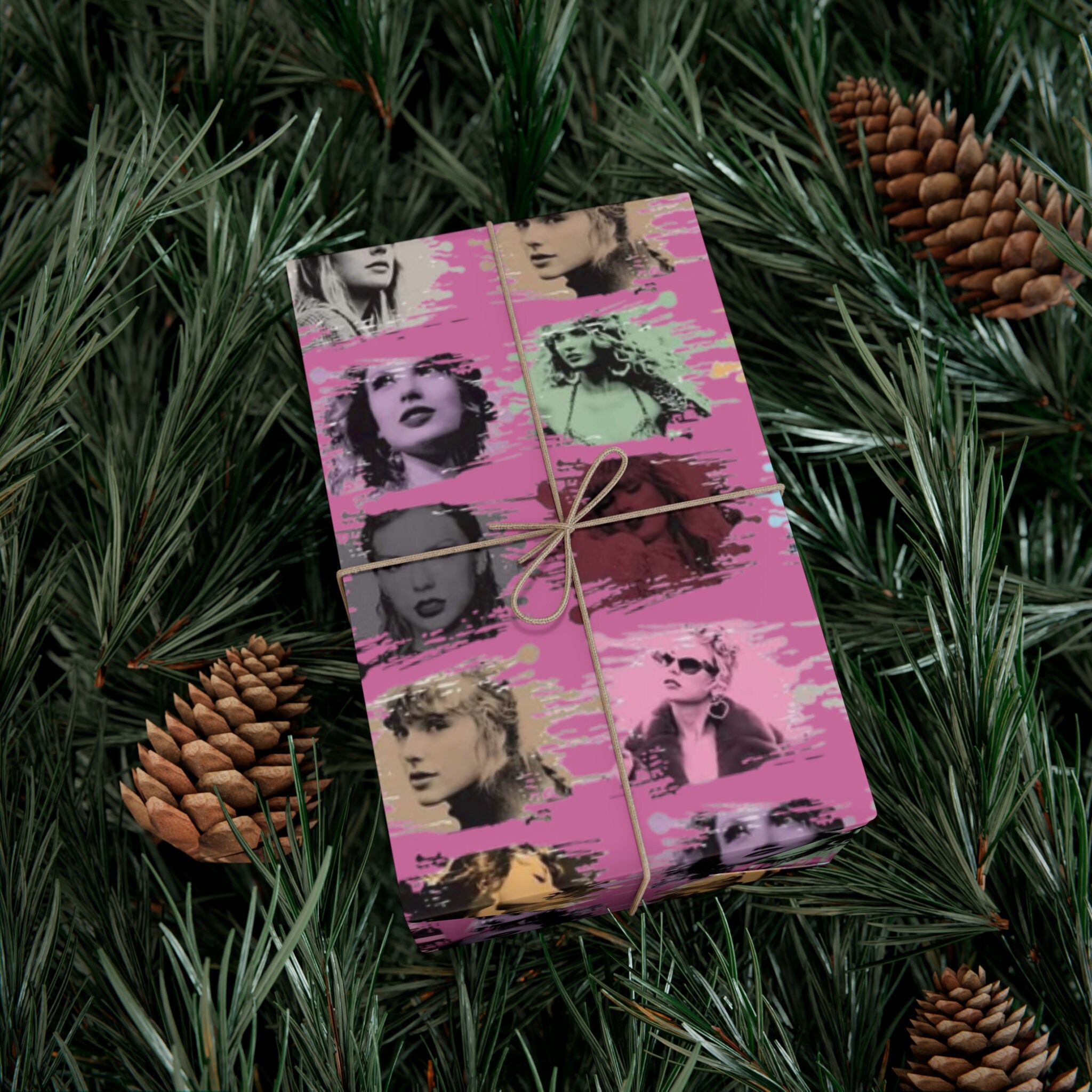 Taylor Swift Gift Wrap, Taylor Swift Wrapping Paper, Swiftie Gift Idea ...