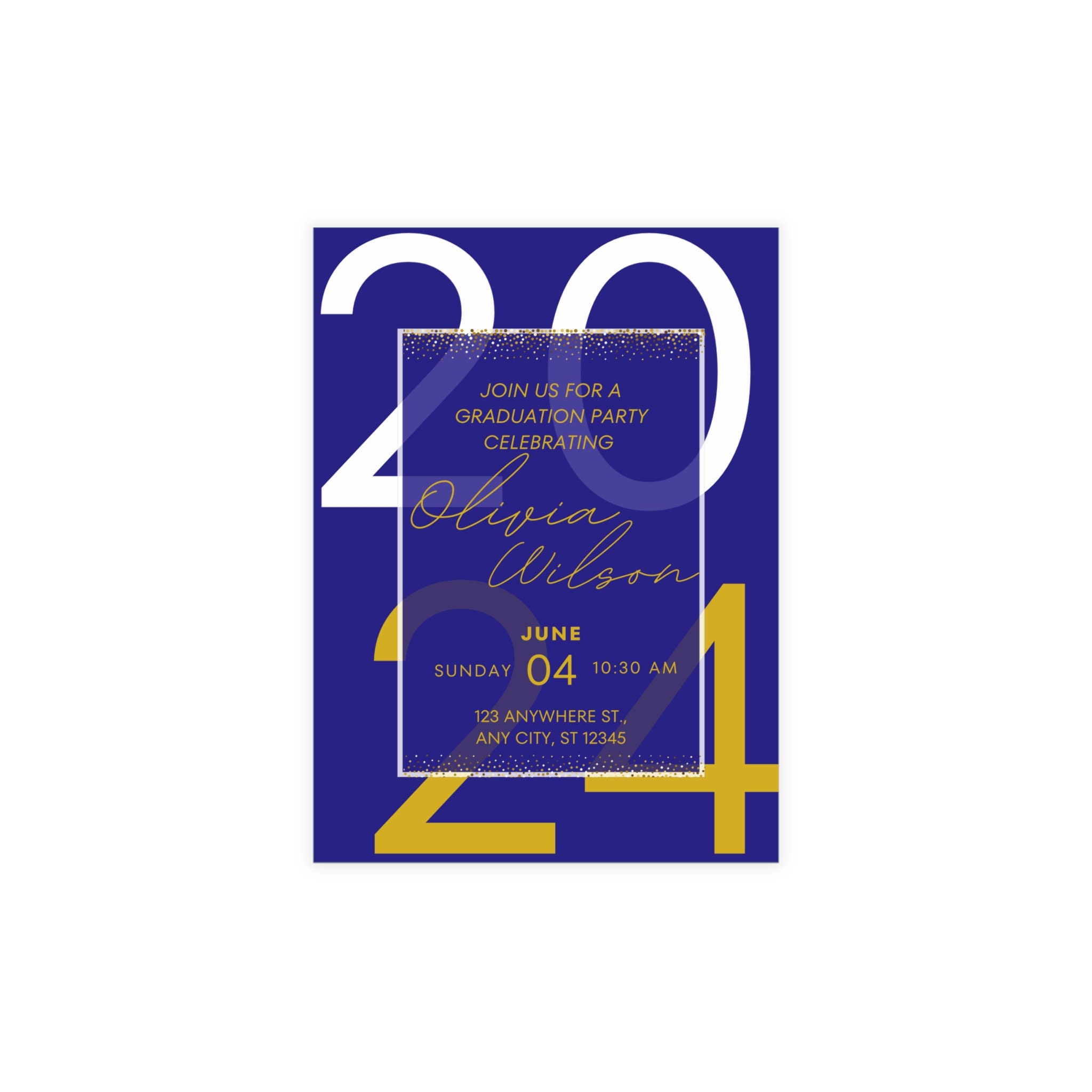 2024 Graduation Invitation, Personalized Graduation Invitations ...