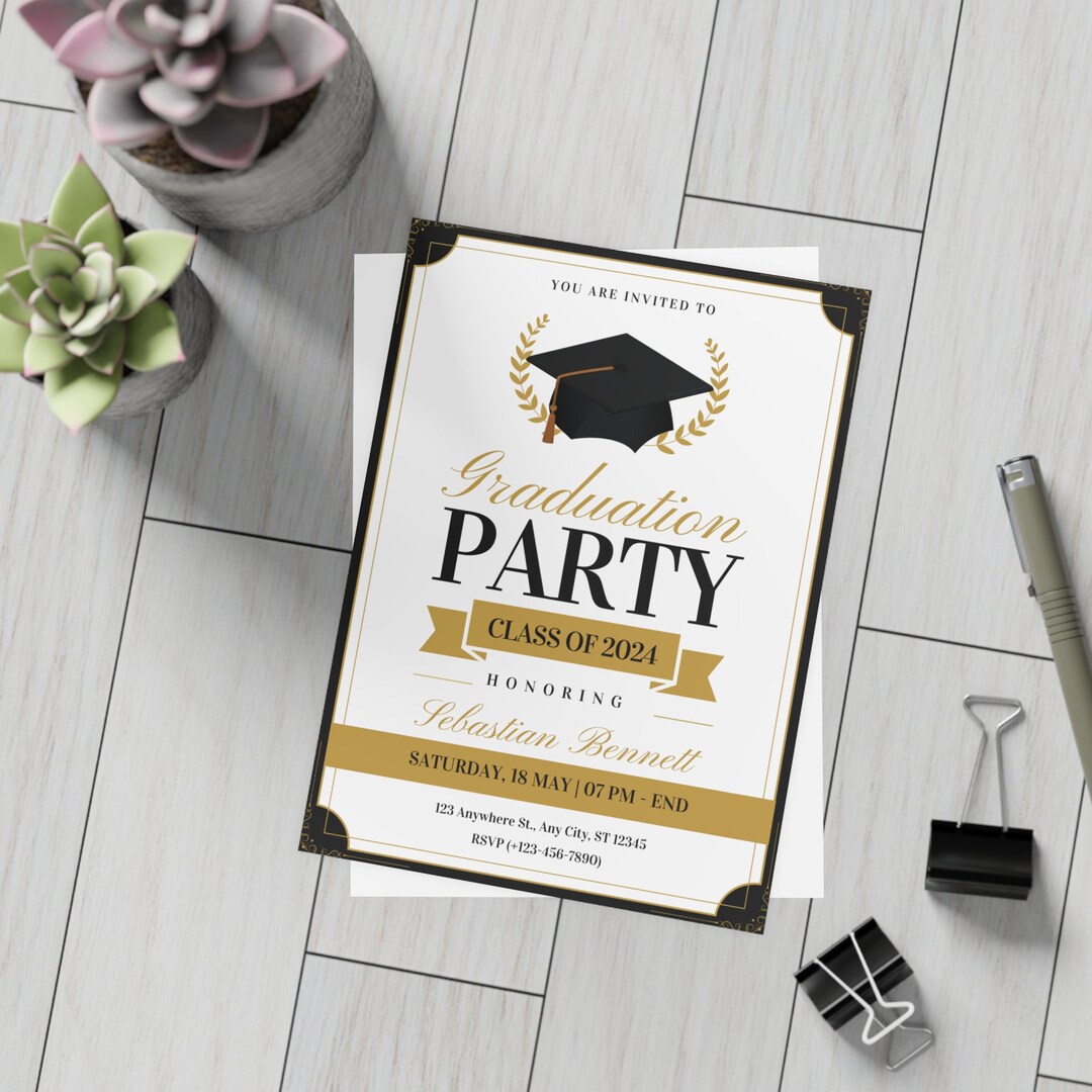 Personalized Graduation Party Invitations, Personalized Invitations ...