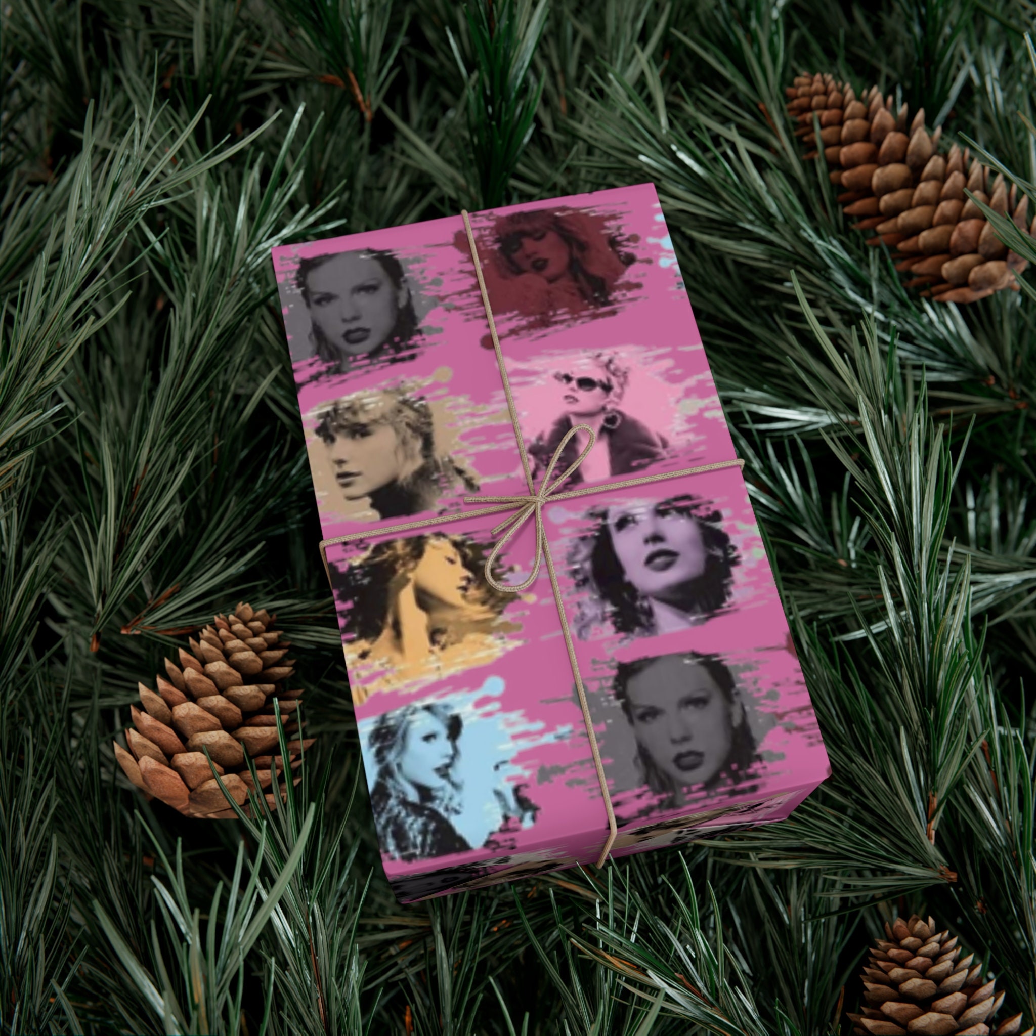 Taylor Swift Gift Wrap, Taylor Swift Wrapping Paper, Swiftie Gift Idea ...