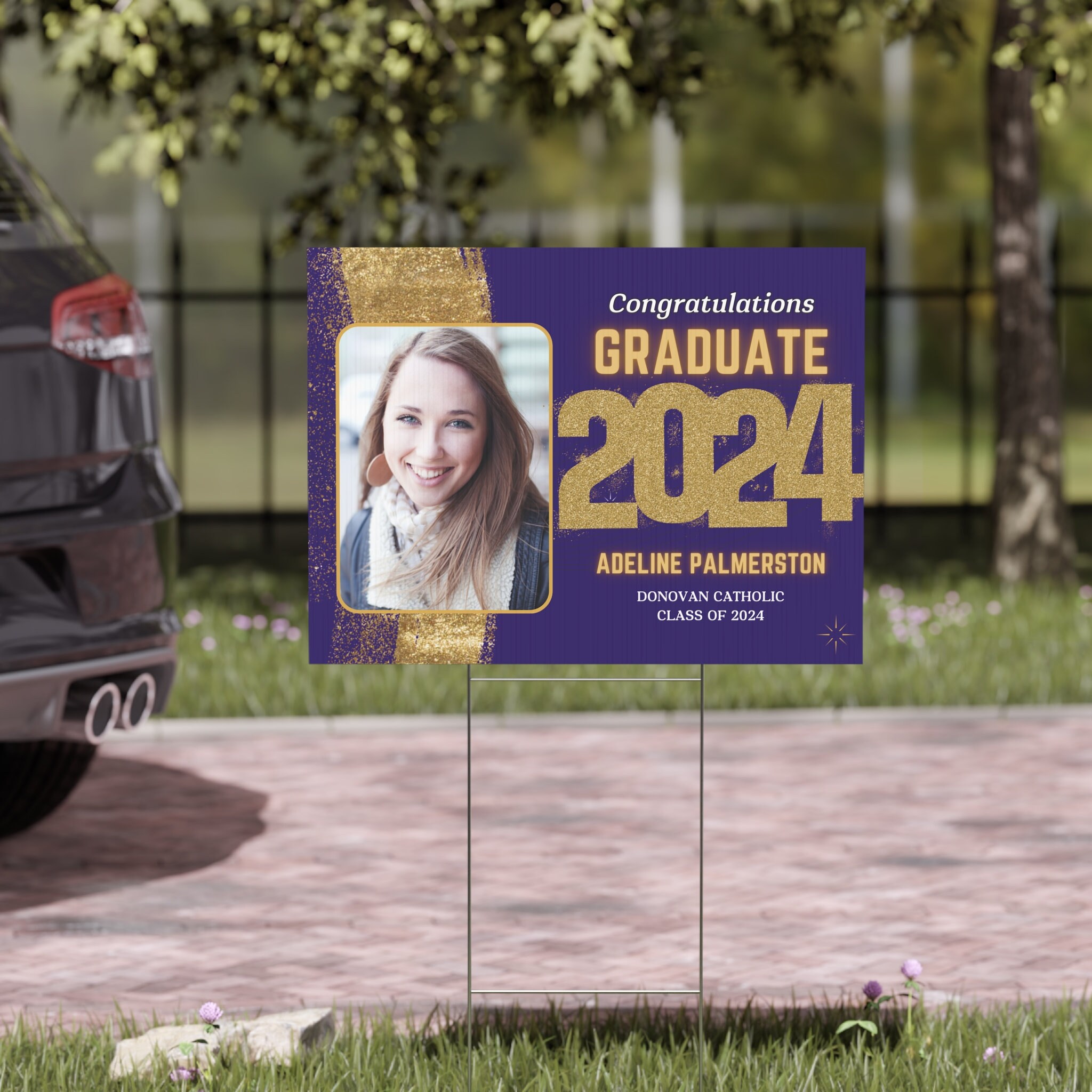 Personalized Graduation 2024 Yard Sign, Graduation, Class of 2024 ...