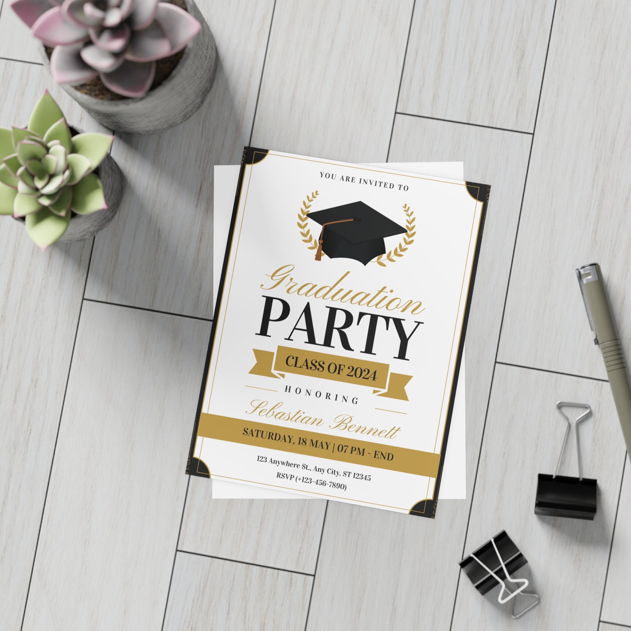 Personalized Graduation Party Invitations, Personalized Invitations ...