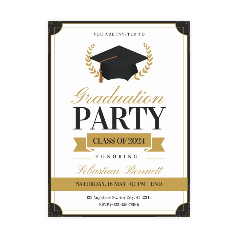 Personalized Graduation Party Invitations, Personalized Invitations ...