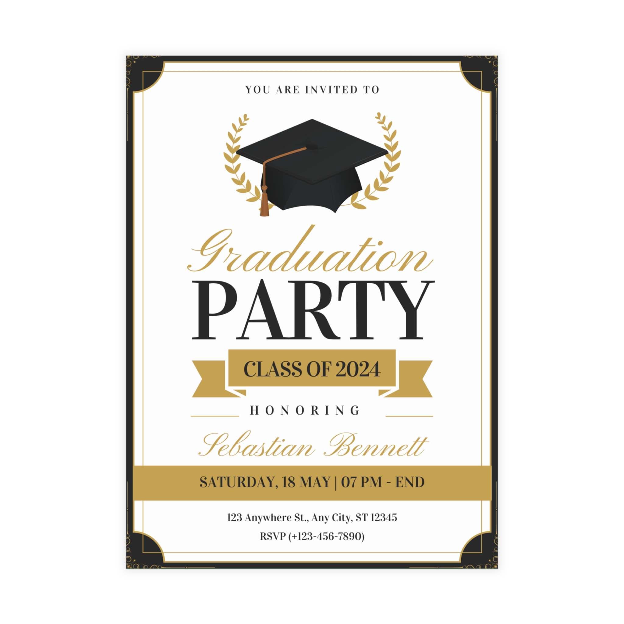 Personalized Graduation Party Invitations, Personalized Invitations ...