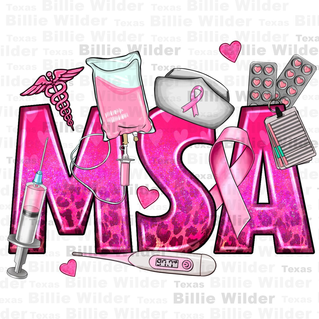 Breast Cancer MSA Medical Support Assistant Png, Cancer Awareness Png, Find a Cure Png, Fight ...
