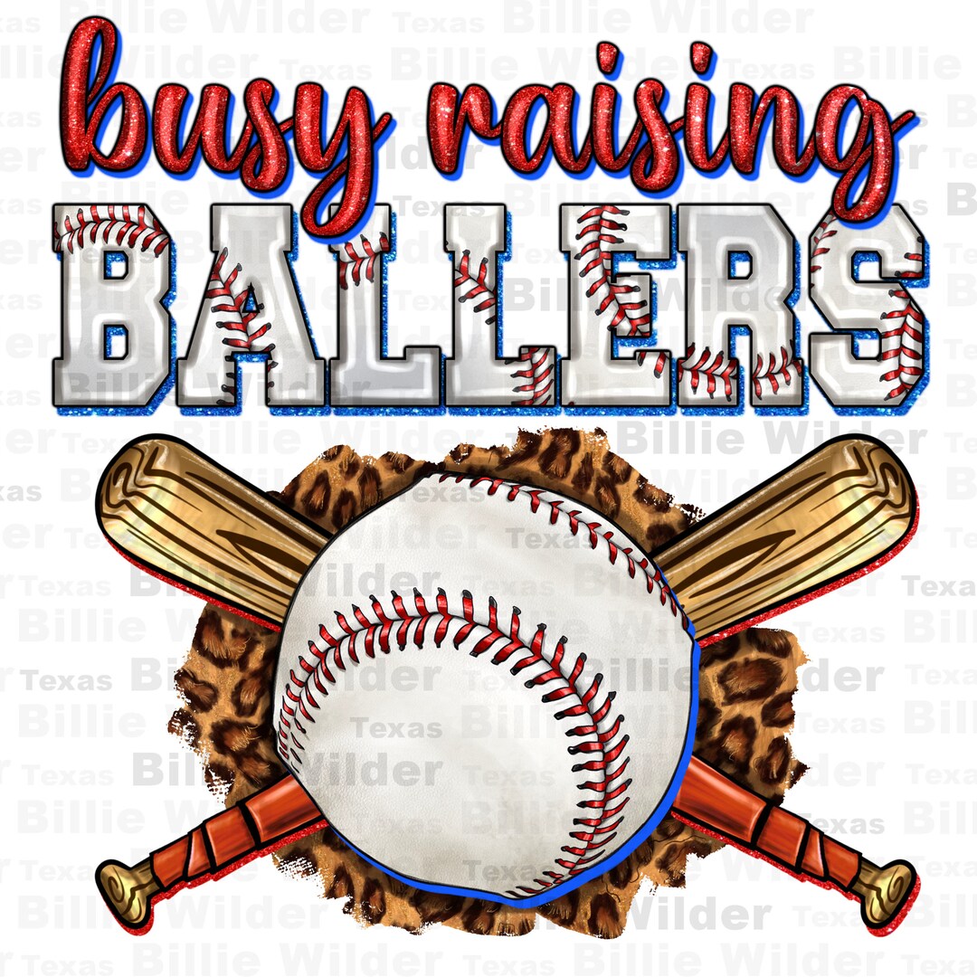 Busy Raising Ballers Baseball Png Sublimation Design Download, Game Day ...