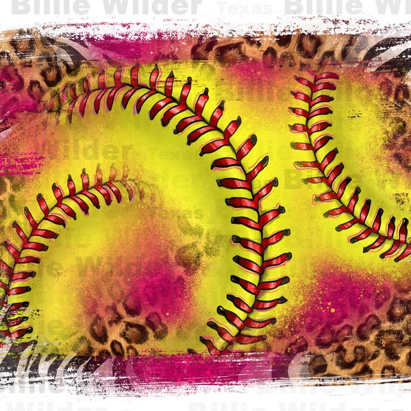 Softball Distressed Background - Etsy