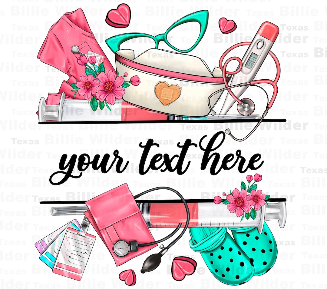 Personalized Nurse Png Sublimation Design Download, Nurse Png, Nursing ...