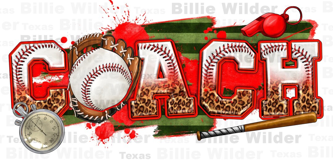 Baseball Coach Png Sublimation Design Download, American Baseball Png ...