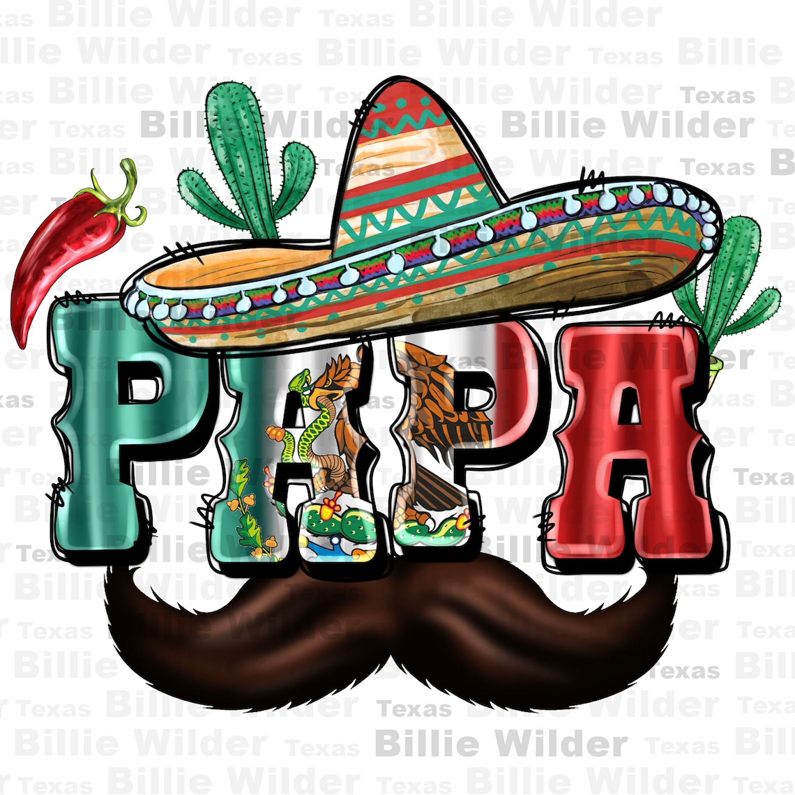 Mexican Papa Png Sublimation Design Mexico Pngmexicana - Etsy