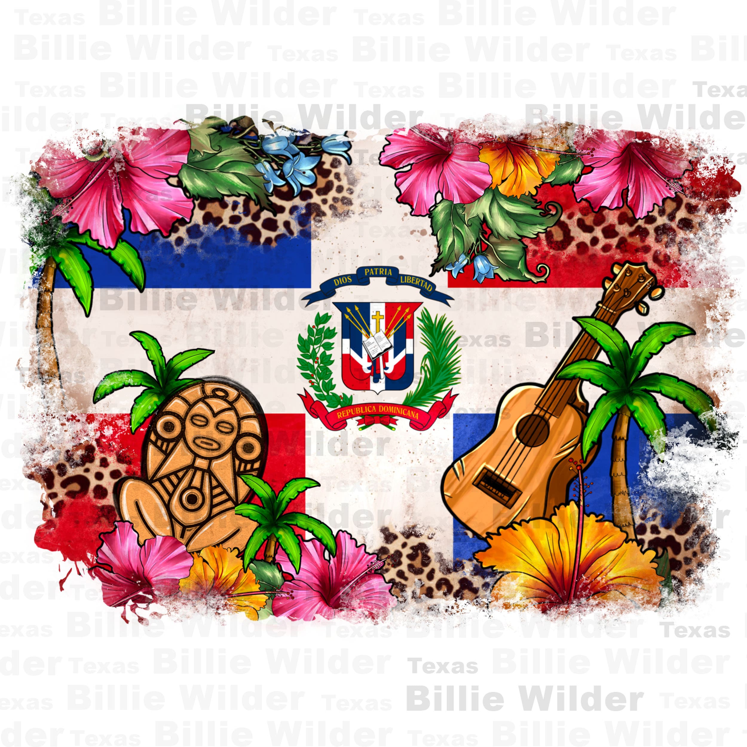 Dominican Republic Flag Png Sublimation Design Download, Dominican Flag ...
