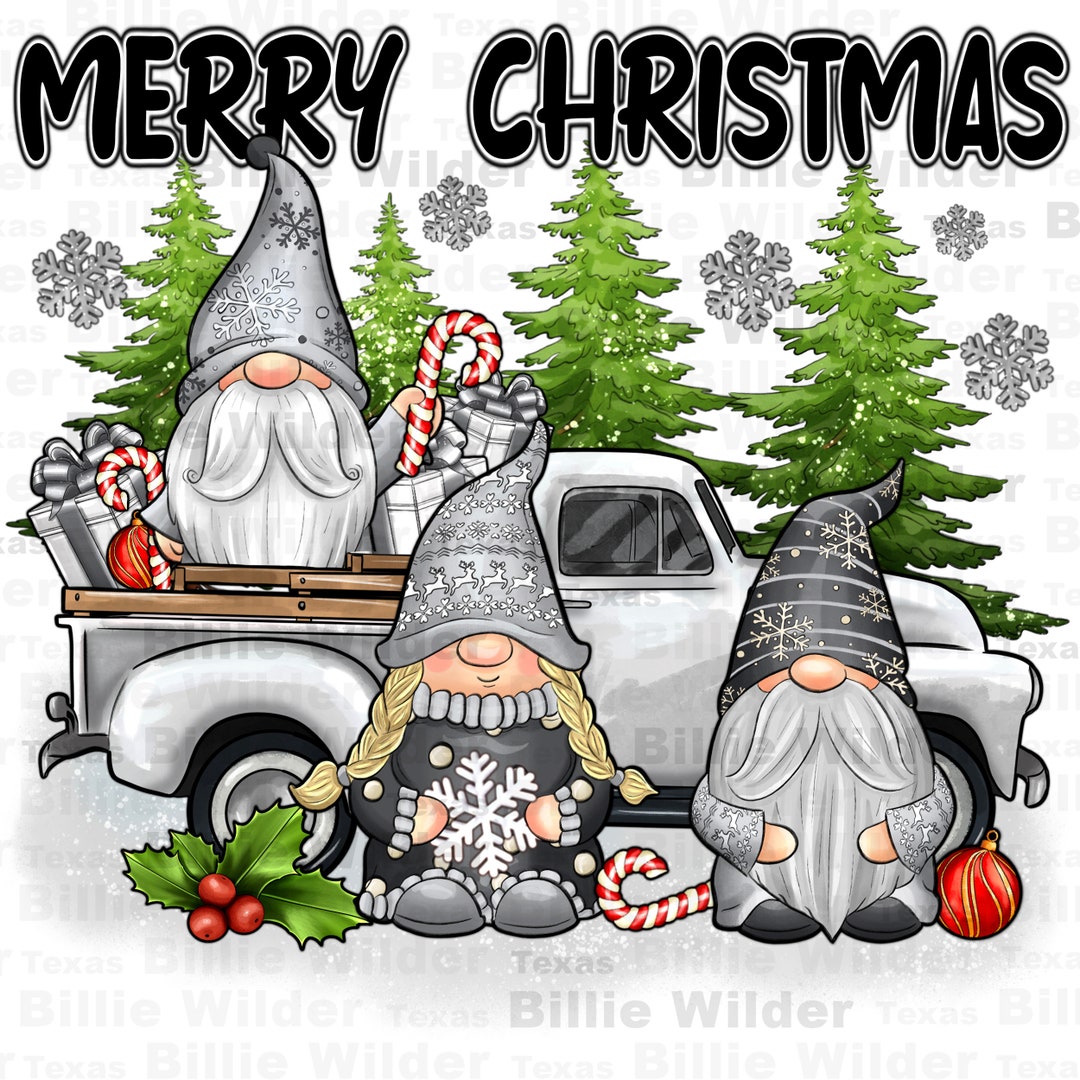 Merry Christmas Gnomes Png Sublimation Design Download, Merry Christmas ...