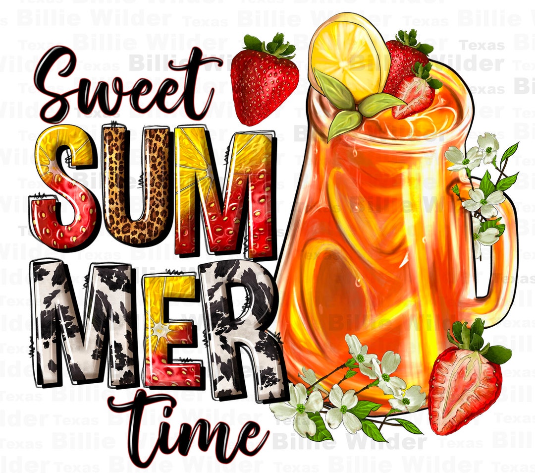 Sweet Summer Time Png Sublimation Design Download, Hello Summer Png ...
