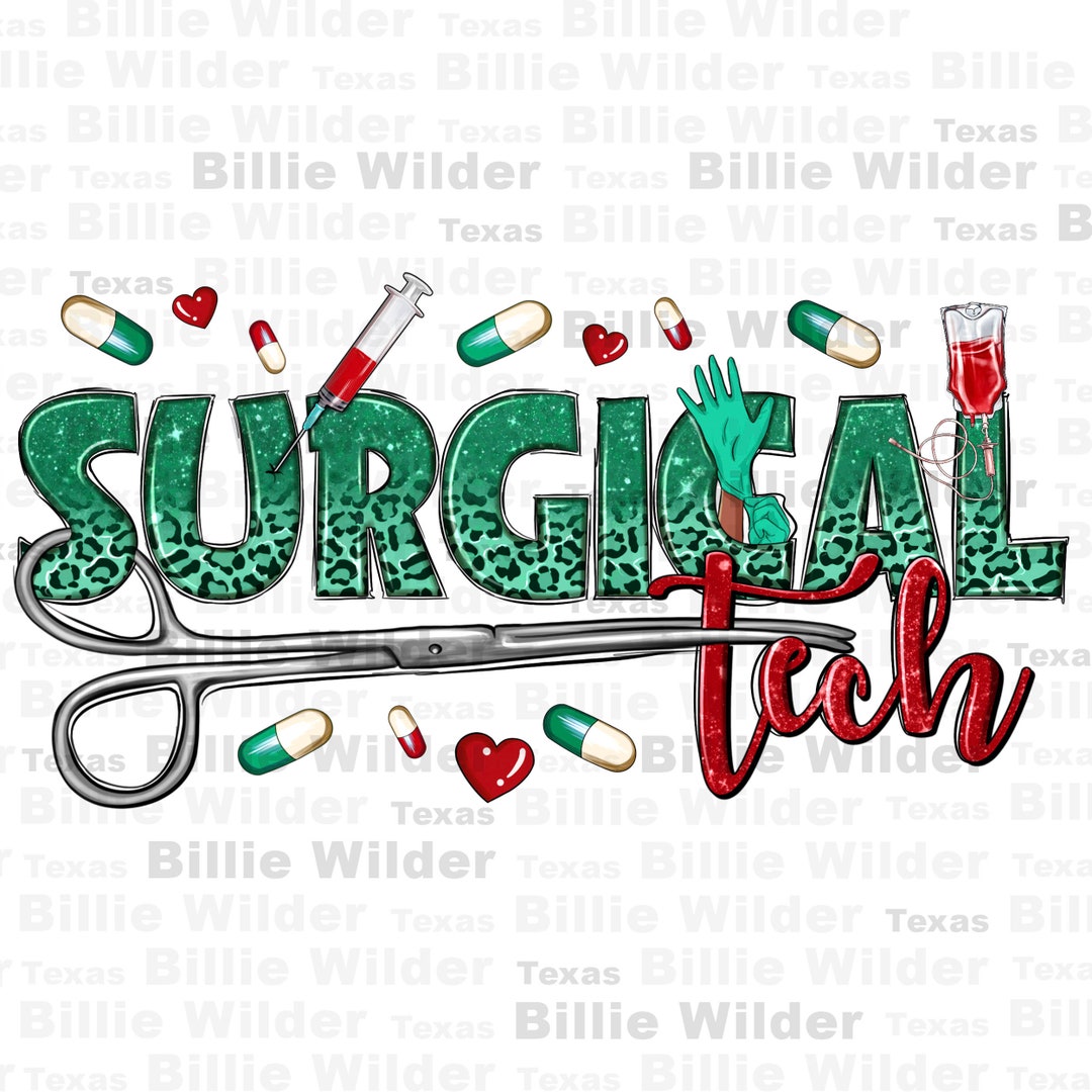 Surgical Tech Png Sublimation Design Download, Surgical Technician Png ...